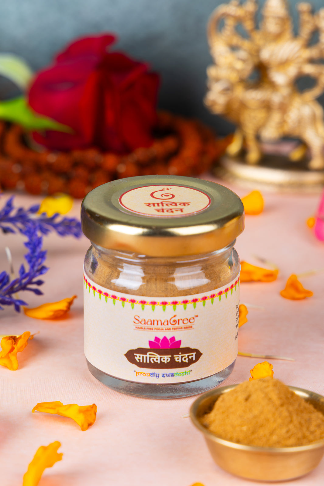 Satvik Pooja Essentials – Chandan, Roli & Ritual Kits | Saamagree